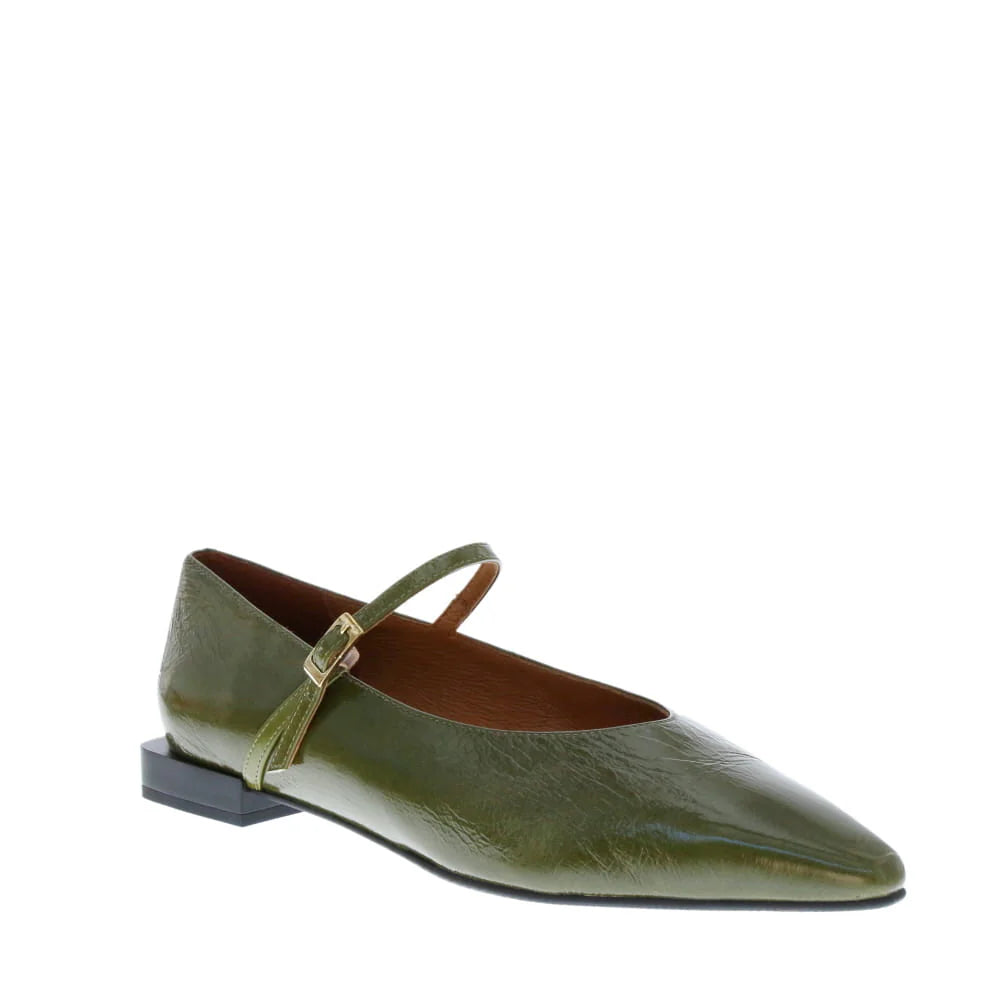 NEO 24503 VENICE KIWI FLAT STRAP PUMP | Women's Pump