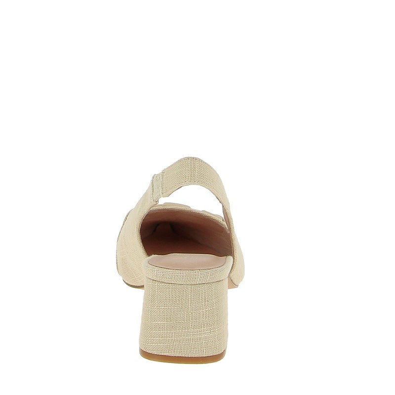 Nude Cyn Nude Slingback Pump Womens Heels