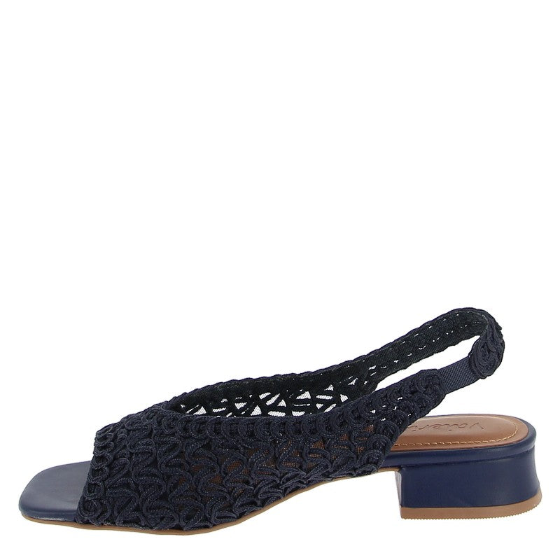 Valerio Conte 455050 Navy Slingback Sandal | Womens Sandals