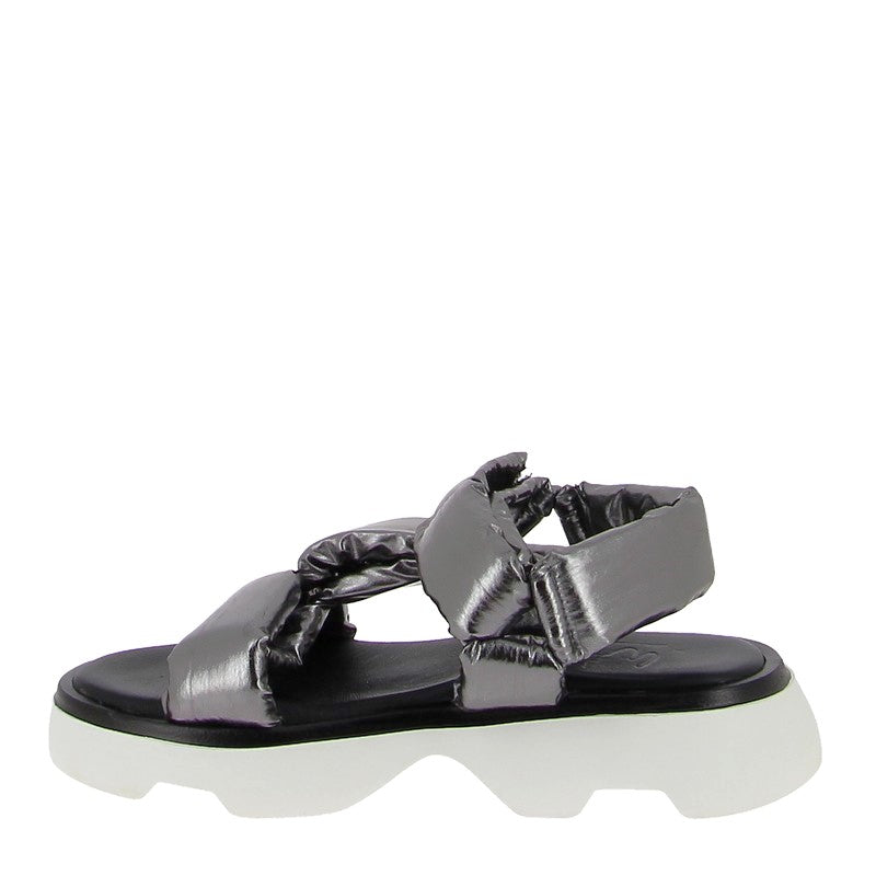 Wave 23726 Pewter Platform Sandal | Women's Platforms